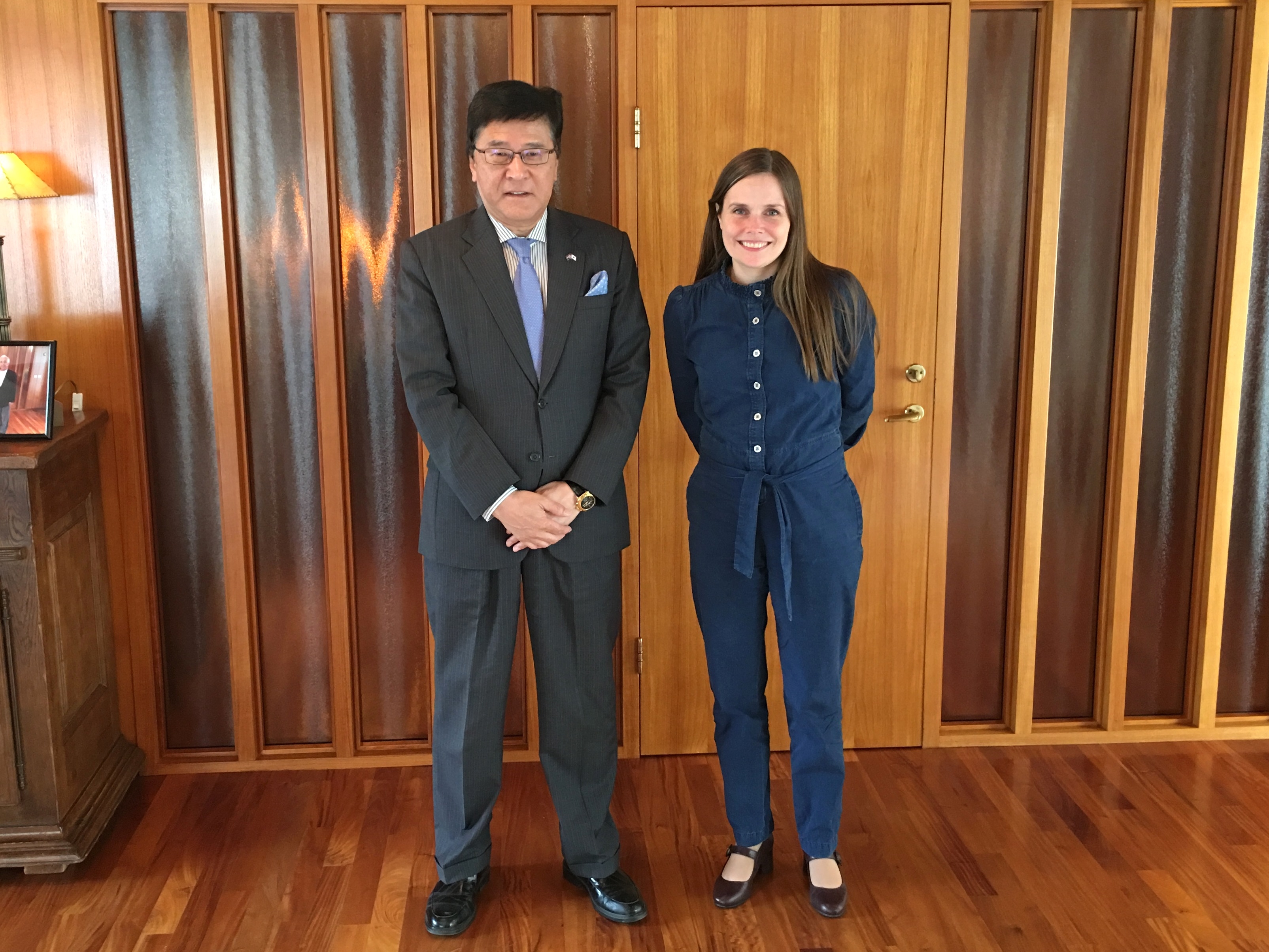 Meeting with H.E. Ms. Katrín Jakobsdóttir, Prime Minister of Iceland ...